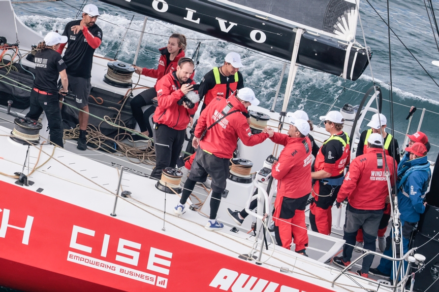 WindWhisper wins VO65 In Port Race - The Ocean Race 2022-23