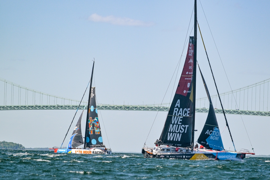 The fight for first starts in Newport - The Ocean Race 2022-23