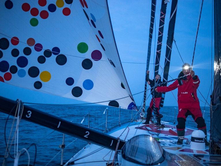 11th Hour Racing Team leads into the Atlantic - The Ocean Race 2022-23