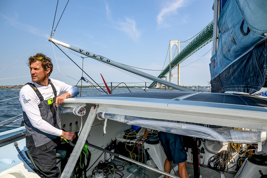 11th Hour Racing Team leads into the Atlantic - The Ocean Race 2022-23