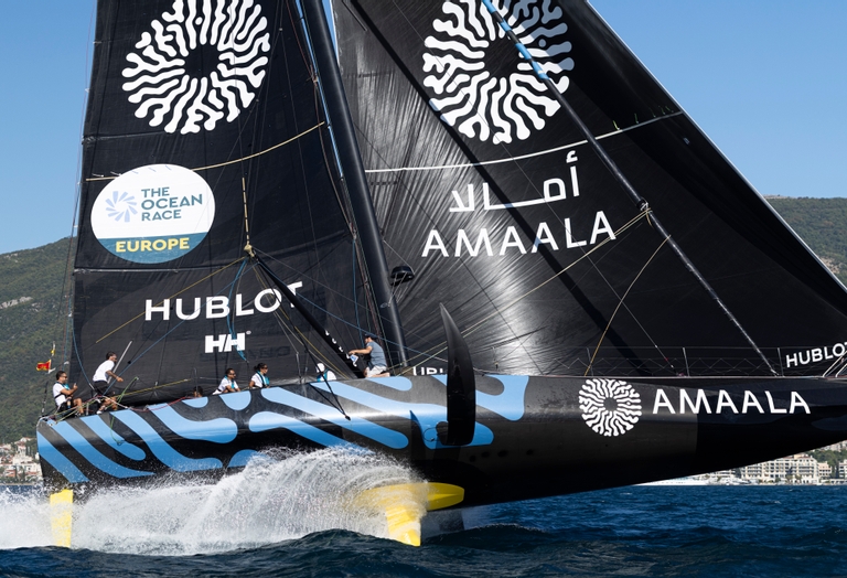 Collision at the start of Leg 1 of The Ocean Race Europe 2025 - The ...